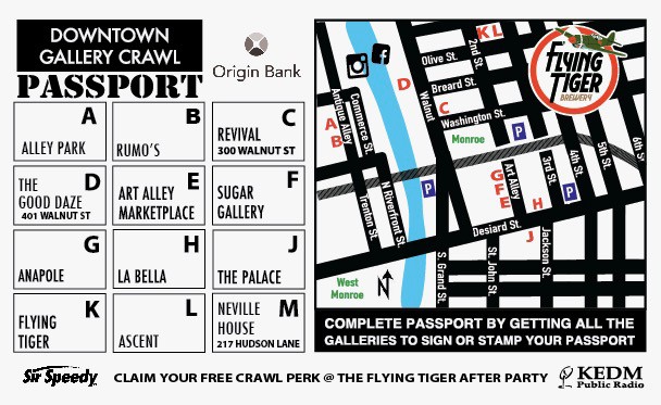 Downtown Gallery Crawl | Monroe - West Monroe Downtown Gallery Crawl | Monroe - West Monroe